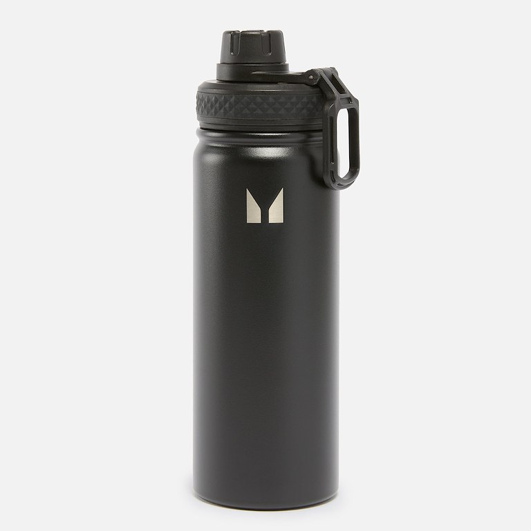 Medium Metal Water Bottle − srednja boca za vodu − crna