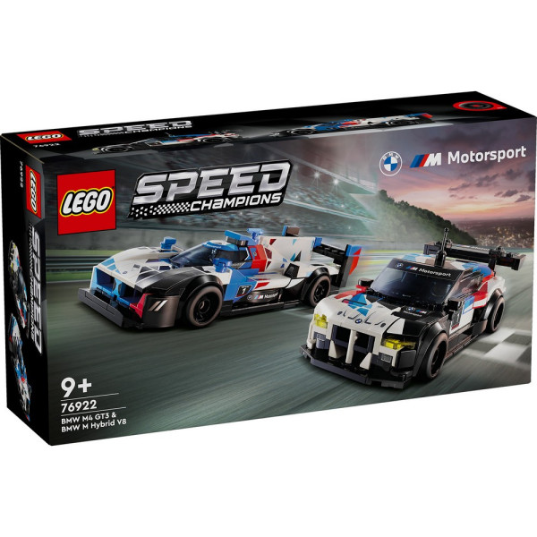 LEGO SPEED CHAMPIONS BMW M4 GT3 AND BMW M HYBRID V8 RACE CARS