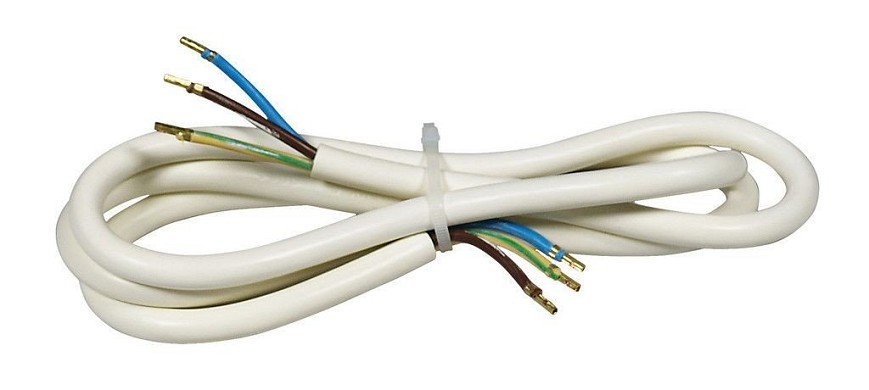Kabel prik. bela stalni H05VV-F 3x2.5 1.5m