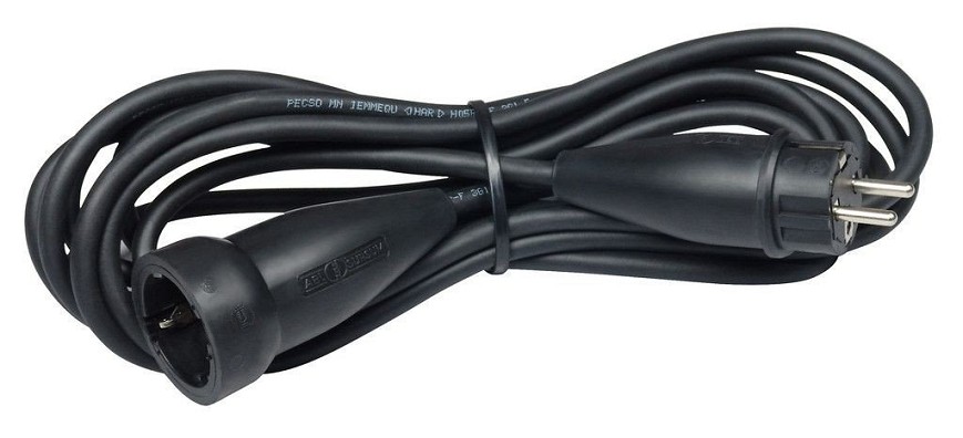 3x1.5 H05RR-F 10m crna IP44 Produzni kabel