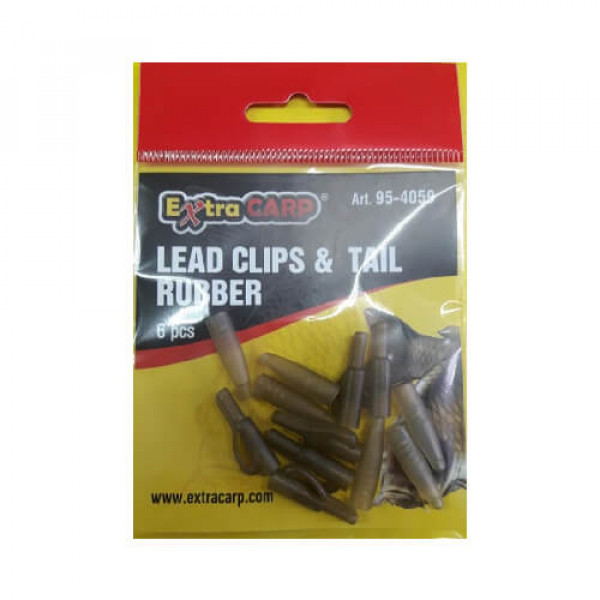 EXC Lead Clips i Tail Rubber 95-4059