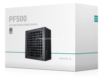 DeepCool PF500 Napajanje 80PLUS 500W 1x 20+4pin, 2x 4pin, 1x PCI-E(6+2)x2, 1x EPS 8pin(4+4), 120mm