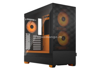 Kućište Fractal Design Pop Air RGB Orange Core TG Clear Tint, FD-C-POR1A-05