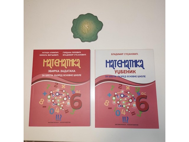 Matematika 6, udžbenik i zbirka Matematiskop NOV komple