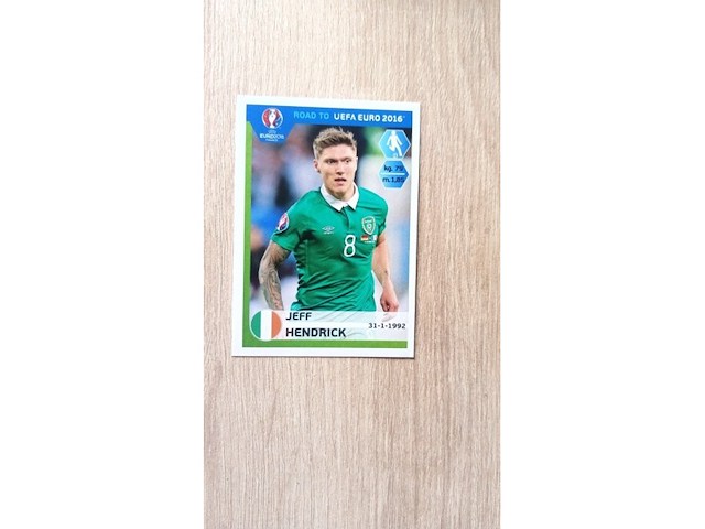 Road to Euro 2016 Panini sličica broj 154