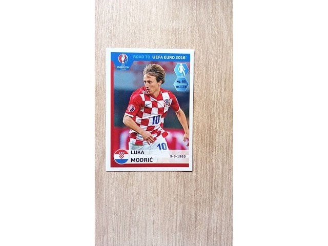 Road to Euro 2016 Panini sličica broj 139 Modrić