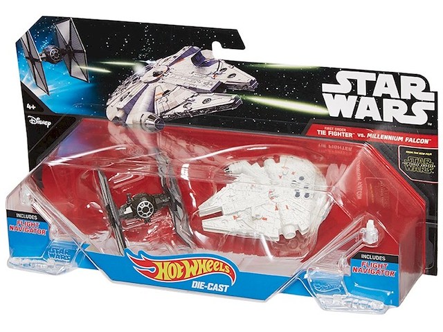 Star Wars 2-Pack Tie Fighter vs. Millennium Falcon 6cm