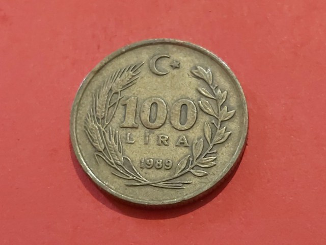 Turska  - 100 lira 1989 god