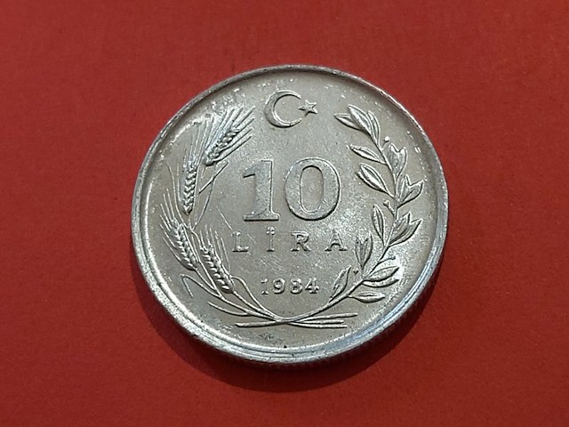 Turska  - 10 lira 1984 god