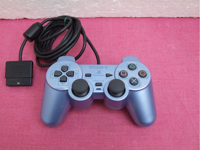 Sony Playstation 2 DualShock dzojstik Aqua Blue+GARANCI