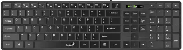 GENIUS SlimStar 126 YU-SRB Žična tastatura