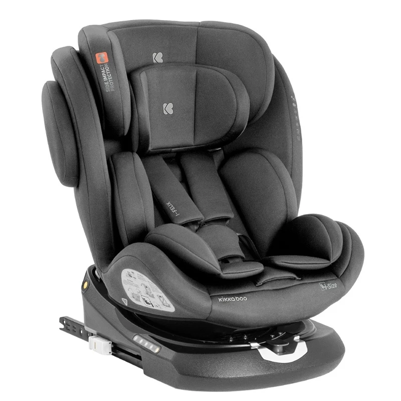 Kikka Boo i-Felix autosedište i-Size Dark Grey, 40-150 cm Isofix