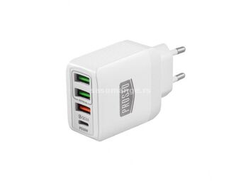 PROSTO Univerzalni brzi punjač 1xQC+2xUSB+1xPD TYPE-C USBP388