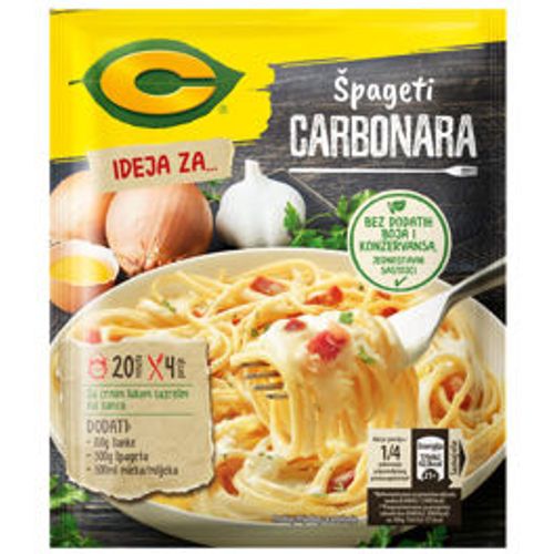 C dodatak jelu špagete karbonara 37g