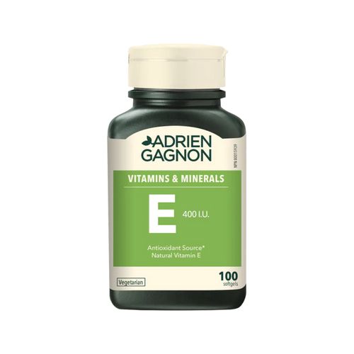 ADRIEN GAGNON VITAMIN E 400 IU caps a100 Natural source