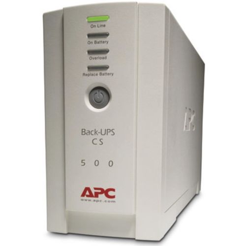 APC Back-UPS 500VA, Standby, Tower, 500VA/300W, 230V, 4x IEC C13 (3x Full + 1x Surge), Battery 7Ah (RBC2), Line Protection RJ-45 phone/fax/modem/DSL