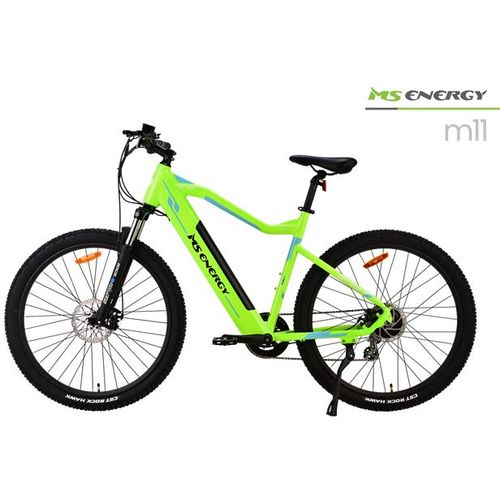 MS ENERGY m11, brdski, 29" gume, 250W 30Nm motor, 8 brzina Shimano, do 100km, do 25km/h, 36V 13Ah baterija električni bicikl