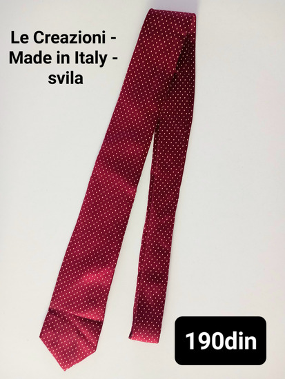 Le Creazioni muška svilena kravata Made in Italy