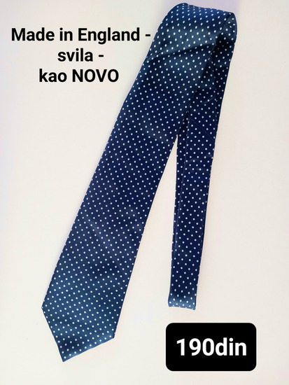 Muška svilena kravata Made in England - kao NOVO