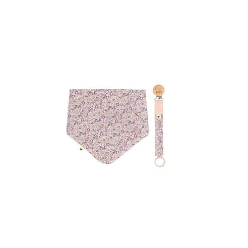 BIBS x Liberty set portikla i lancic Eloise Blush