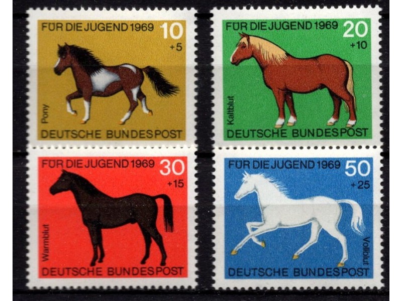 Nemačka BRD 1969. Komplet serija, FAUNA