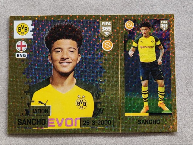 FIFA 365 2018-2019 slicica 445 Jadon Sancho