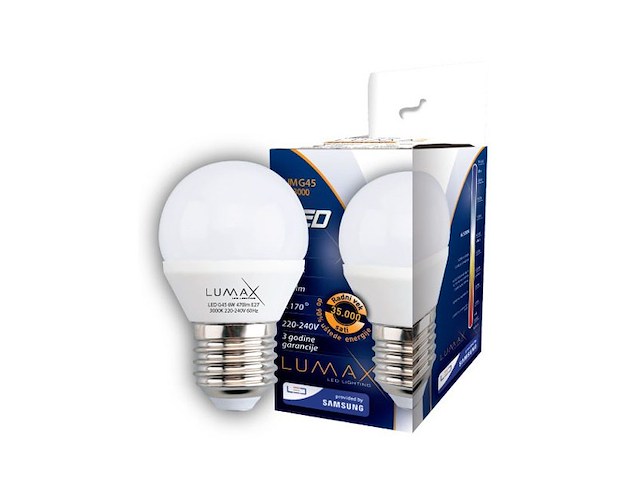 LED sijalica E27 – 6W 3000K