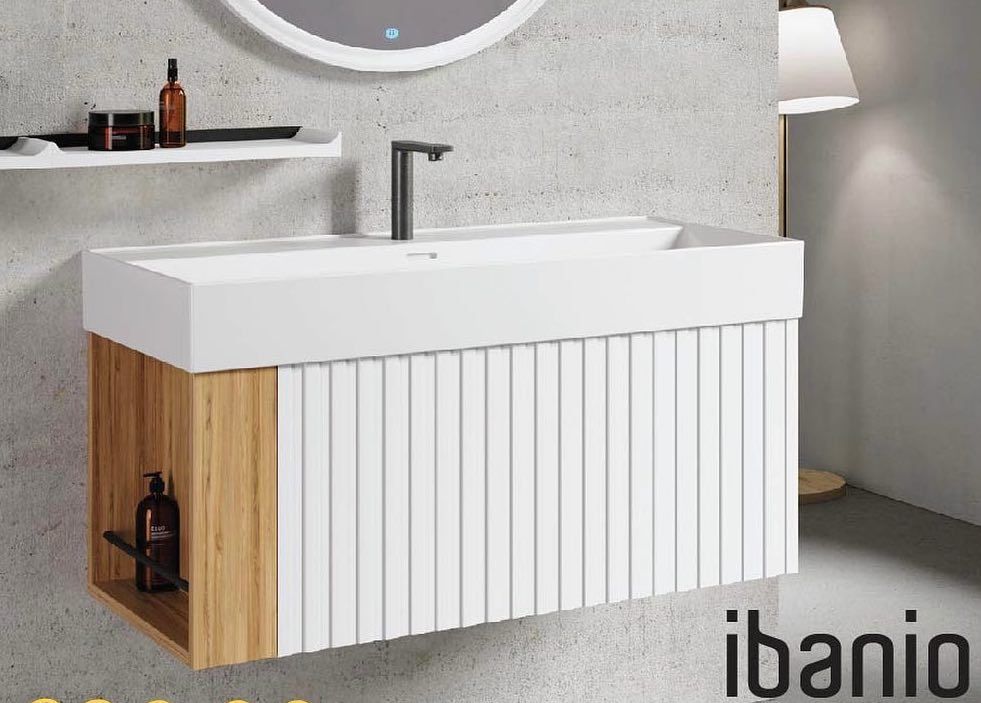IBANIO Crea White 80cm ormarić sa lavaboom