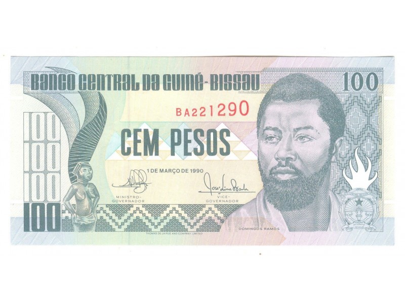 Gvineja Bisau 100 pesos 1990 UNC