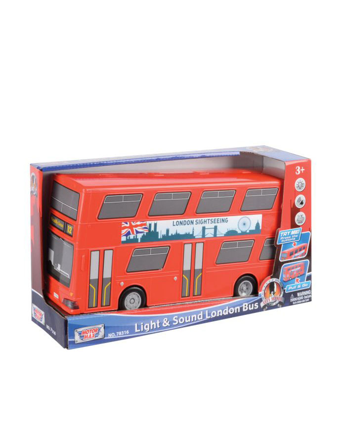 AUTO BUS 12″ LIGHT & SOUND LONDON BUS Milenijum