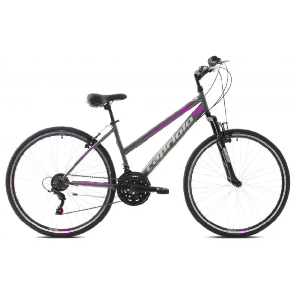 CAPRIOLO Gradski bicikl Trekking Sunrise Lady 28”/18HT 19” Sivo-Pink