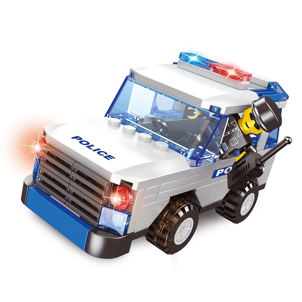 AlleBlox Igračka Kocke Policijski auto 107pcs 830514-P