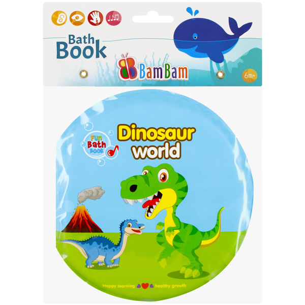 BamBam Bebi meka knjiga za kupanje Dinosaur World 436969-P