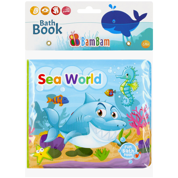 BamBam Bebi meka knjiga za kupanje Sea World 437089-P