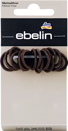 ebelin
Gumice za kosu, mini - smeđe, 18 kom