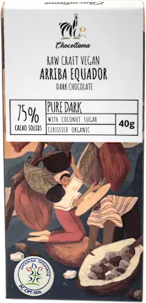 Chocollama
ARRIBA EQUADOR organska crna čokolada sa divljim jagodama, 40 g