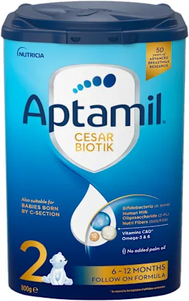 Aptamil
CESAR BIOTIK 2 prelazna mlečna formula za odojčad rođenu carskim rezom, od 6 do 12 meseci, 800 g
Prelazno mleko