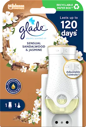 glade
electric komplet - SANDALWOOD & JASMINE, 228 ml