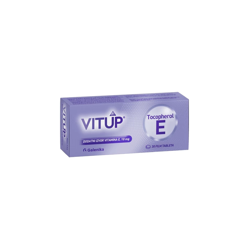 VITUP TOCOPHEROL vitamin E 30 film tableta Galenika