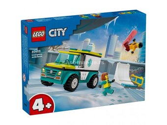 LEGO 60403 Kola hitne pomoći i snouborder