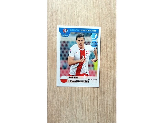 Road to Euro 2016 Panini sličica broj 224 Levandovski