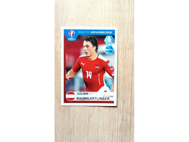 Road to Euro 2016 Panini sličica broj 201