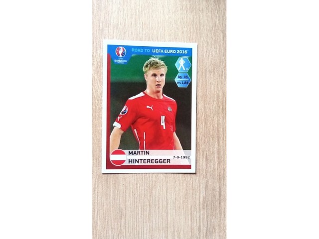 Road to Euro 2016 Panini sličica broj 197