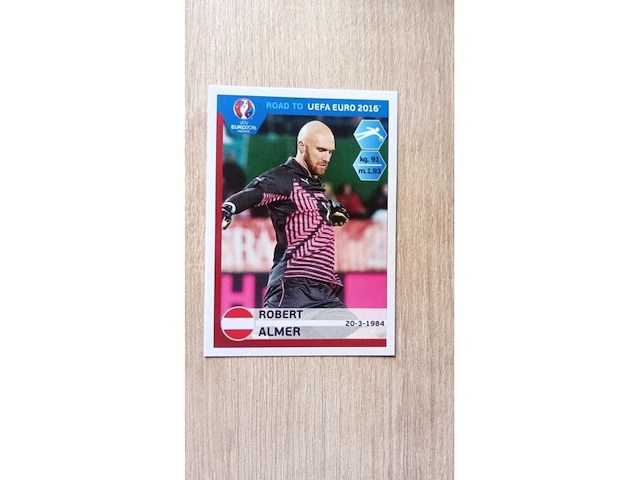 Road to Euro 2016 Panini sličica broj 193