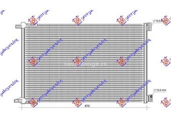 HLADNJAK KLIME 2.0/3.0 BENZIN - HIBRID - 2.0/2.9 DIZEL (645x449x12) MERCEDES E CLASS (W213) 16-20