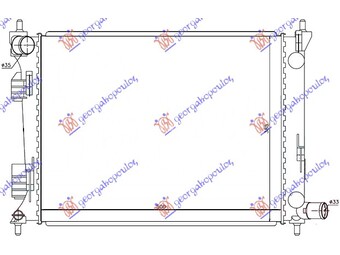 HLADNJAK MOTORA BENZIN (50x38.5x12) KIA RIO H/B 14-17