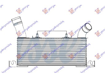 HLADNJAK INTERKULERA 3.2 DID DIZEL (353x190) MITSUBISHI PAJERO 12-