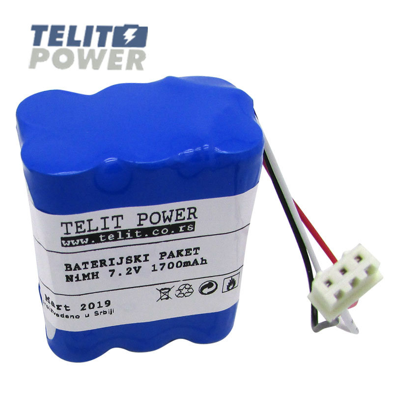 Baterija za EURO-500 HANDY kasu NiMH 7.2V 1700mAh Focus Power