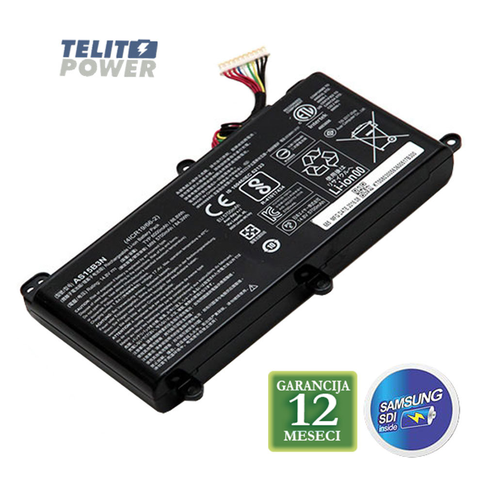 Baterija za laptop ACER PREDATOR G9-591 AS15B3N 14.8V 88.8Wh ( 6000mAh )
