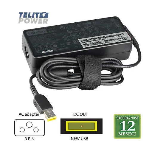 LENOVO 20V-3.25A ( NEW USB ) ADLX65NCC3A 65W LAPTOP ADAPTER